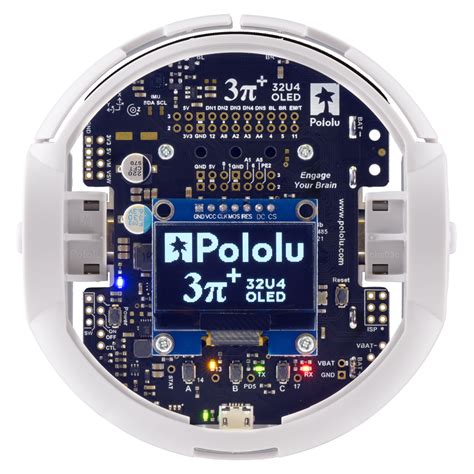 pololu 3pi 32u4 robot standard edition 30 1 mp motors assembled