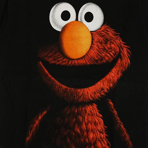 Sesame Street Elmo Dark Big Print B0613 Vintage Bros