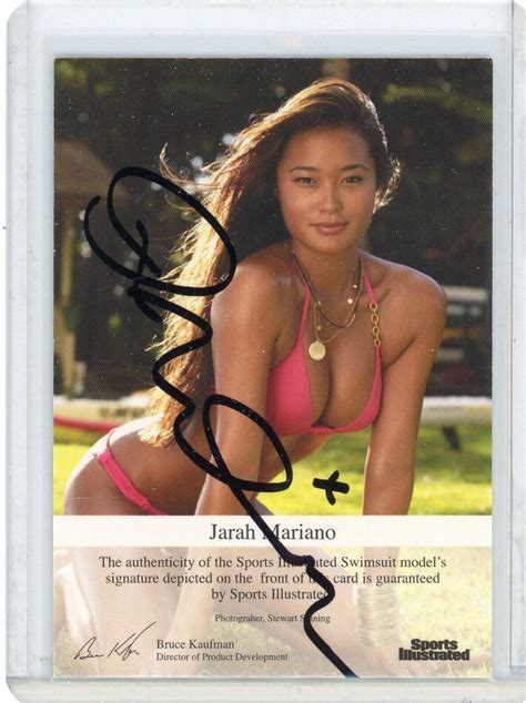 Jarah Mariano 2008 Sports Illustrated Si Swimsuit Type B Autograph