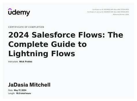 Jadasia Mitchell On Linkedin Salesforce Automation Professionalgrowth Flowbuilder Udemy…