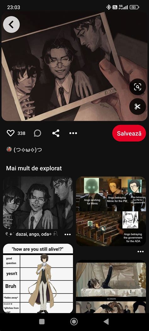 ୧ ׅ𖥔 ۫ Dazai Ango Oda⋄ 𓍯 En 2025 Tableau Dessin