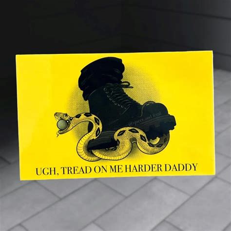 Tread On Me Daddy Flag Etsy
