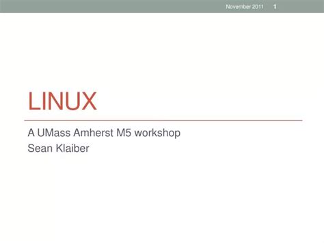 PPT Linux PowerPoint Presentation Free Download ID 1580849