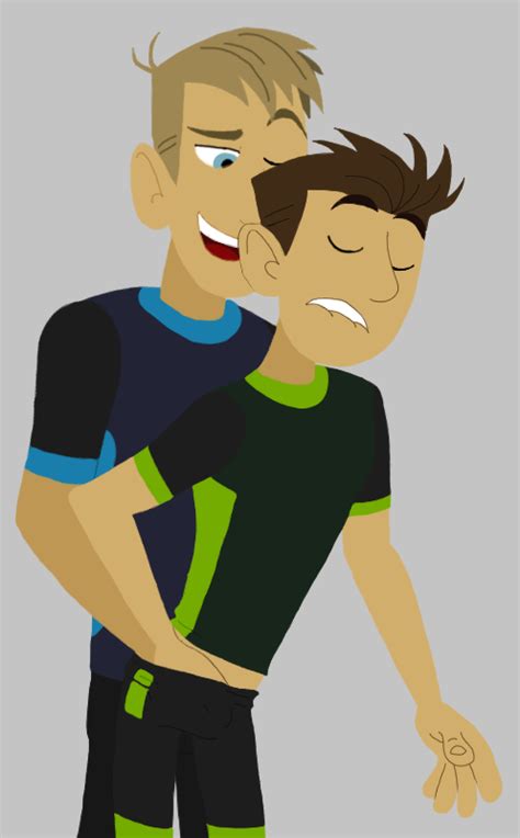 Rule 34 Accurate Art Style Biting Lip Brothers Chris Kratt Closed Eyes Cocky Daddy Fraternity