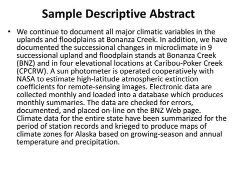 Ppt Informative And Descriptive Abstracts Powerpoint Presentation Free Download Id 5412263