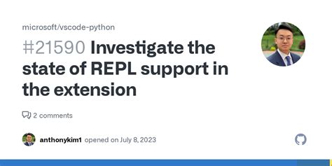 Investigate The State Of Repl Support In The Extension · Issue 21590 · Microsoftvscode Python