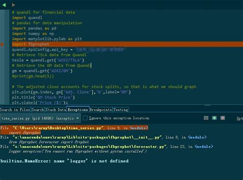 Cant Import Fbprophet In My Python Idewing · Issue 699 · Facebook
