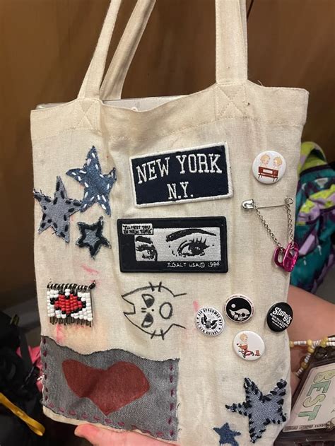 Aesthetic Rally Racing Patch Bag Tote Bag Patches Ideas Tote Bag