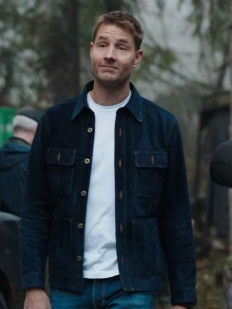 Justin Hartley Tracker Blue Jacket New American Jackets