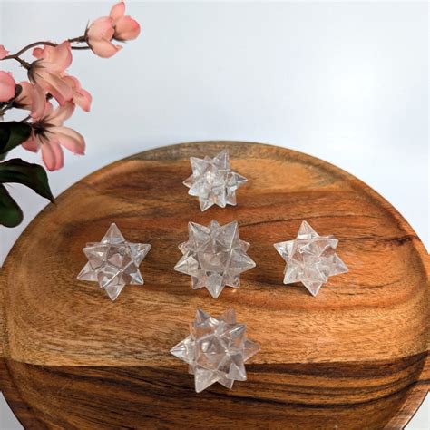 Clear Quartz Mini Merkaba Crystal 13 15 Inches Bliss Crystals