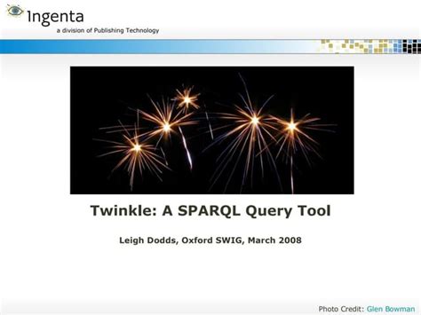 Twinkle A Sparql Query Tool Ppt Databases Computer Software And