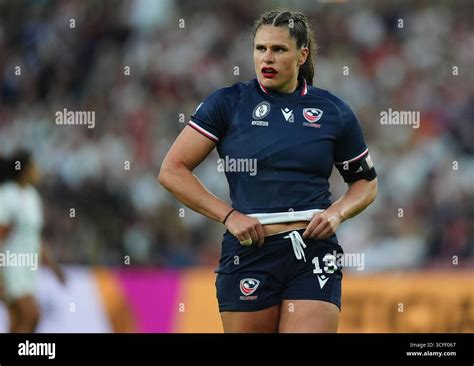 Usas Ilona Maher During The Womens Rugby World Cup 2025 Pool A Match