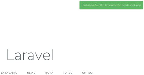 Php Utilizar Alertifyjs En Laravel 57 Stack Overflow En Español