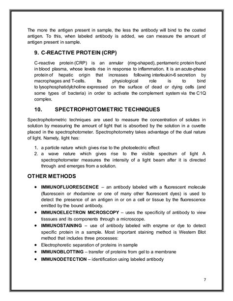 Immunochemical Techniques Docx