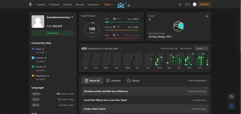 Sneha Ravindranathan On Linkedin Leetcodesuccess Codingjourney