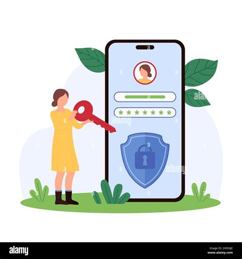 Security Access With Login And Password To User Account Verification In Mobile App Information