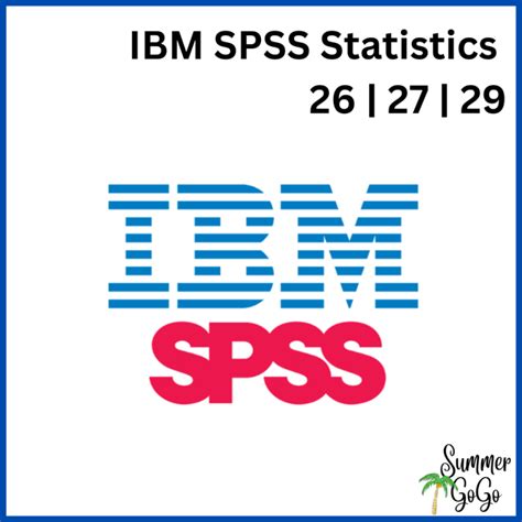 IBM SPSS Statistics 26 27 29 Lifetime Plus Mystery Gift Lazada
