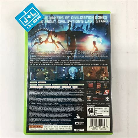 Xcom Enemy Unknown Xbox 360 [pre Owned] Jandl Game