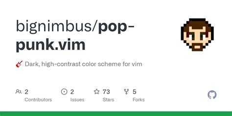 github bignimbus pop punk vim 🎸 dark high contrast color scheme for vim
