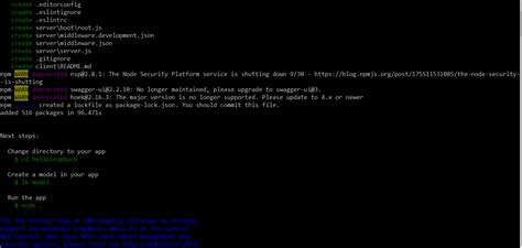 Node Jsloopback 3 Complete Installationwith Model Generation Script