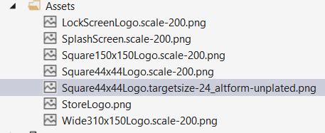 Icon Not Displayed In Taskbar For Windows Uwp App Stack Overflow