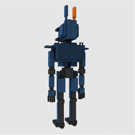 Chappie Minecraft C4d
