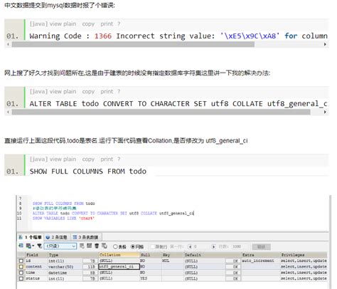 Mysql 1366错误 Csdn博客