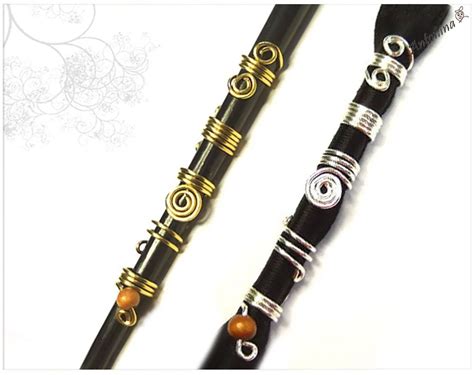 5er Set Dread Schmuck Metall Bart Perlen Zöpfe Silber Goldfarben Bronze