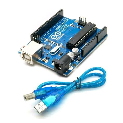 Arduino Uno R3 Dip Atmega328p Kabel Data Usb Lazada Indonesia