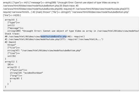 Strange Crash On Video Page · Issue 7425 · Wwbnavideo · Github