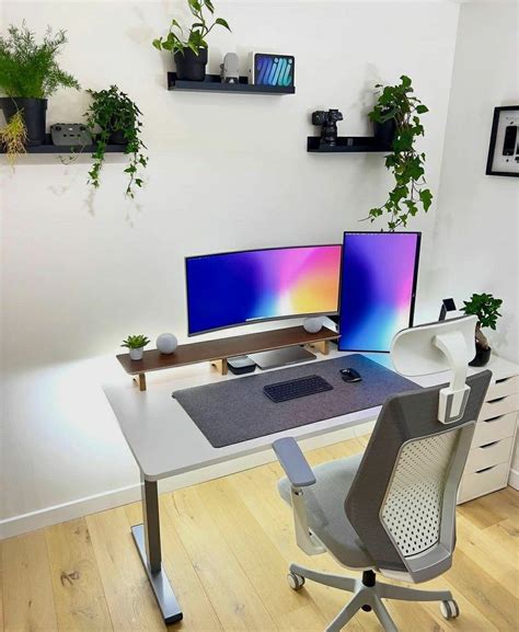 Setup Dekstop Inspiration Cozy Home Office Office Desk Designs Home