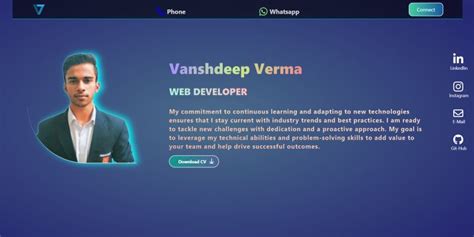 vanshdeep verma on linkedin webdevelopment portfoliolaunch webdesign careergrowth firststeps…