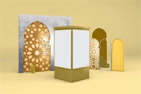 Premium Photo City Light Front Side In Arabic Themed Background