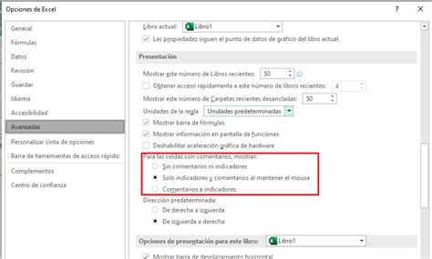 UTILIZAR COMENTARIOS EN EXCEL Excel Contable