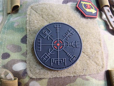 Vegvisir Viking Compass Patch Blackops Viking 3d Rubber Patch