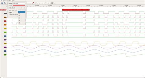 Logic Analyzer Visualizing Latency Between Two Digital Signals In Real
