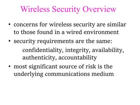 Wireless Network Security Pptx