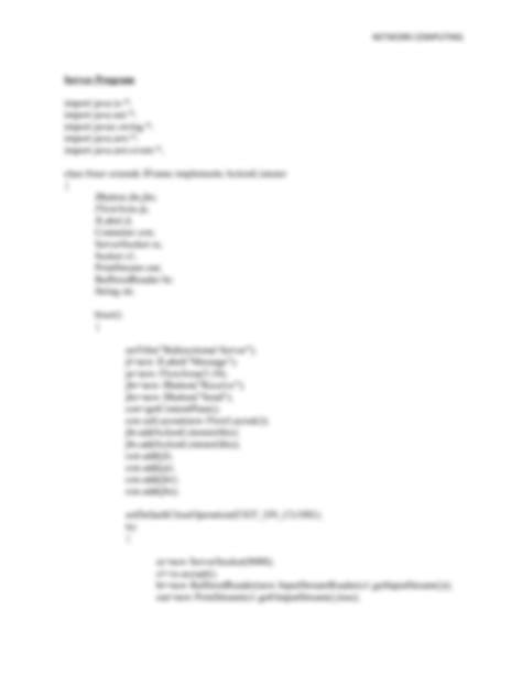 Solution Java Program Bidirectional Communication Gui 2 Way