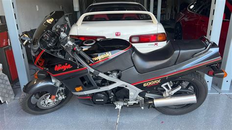 1987 Kawasaki Ninja 600rx Short Driving Video Youtube