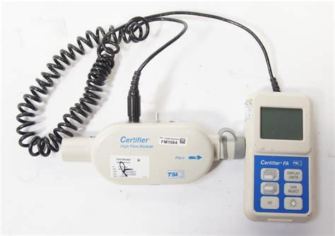Tsi Certifier Fa Controler 4078 W 4071a High Flow Module Technology