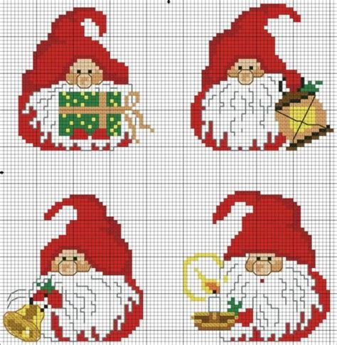 вышивка крестом новогодние миниатюры Крой и шитье Рукоделие Схемы вышивки крестиком