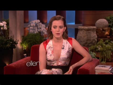 Naked Emma Watson In Ellen The Ellen Degeneres Show