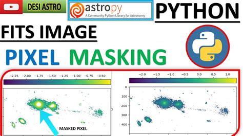 part 1 masking pixels in fits image astropy python step by step tutorial desi astro youtube