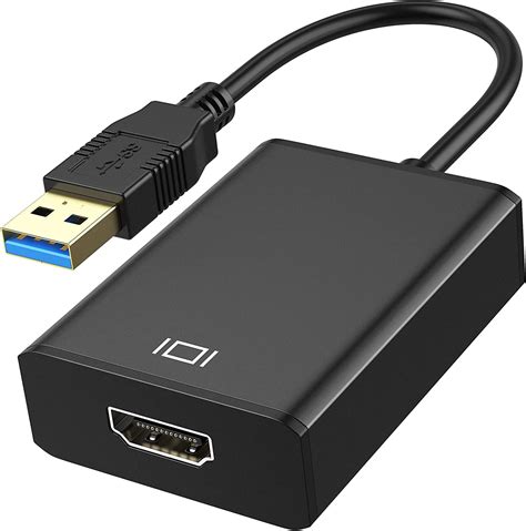 Ablewe Usb 3 0 To Hdmi Adapter Update Chip Usb To Hdmi Converter 1080p Full Hd Video Audio