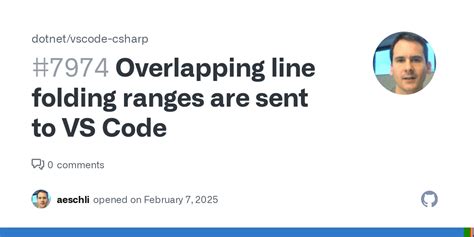 overlapping line folding ranges are sent to vs code · issue 7974