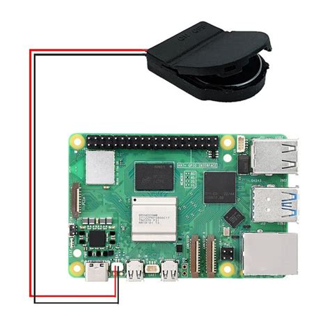 กล่องแบตเตอรี่สำหรับ raspberry pi 5 rtc นาฬิกาแบบเรียลไทม์โมดูล
