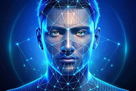 3d Face Recognition Illustration Concept Of Facial Recognition Face Id System Biometric