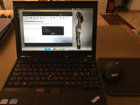 My First Time With Linux And X230 After Some Time Spent To Watch Videos And Guidances I Choose