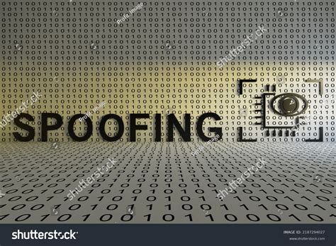 Spoofing Concept Text Sunlight 3d Illustration Stock Illustration