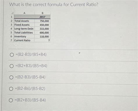Solved What Is The Correct Formula For Current